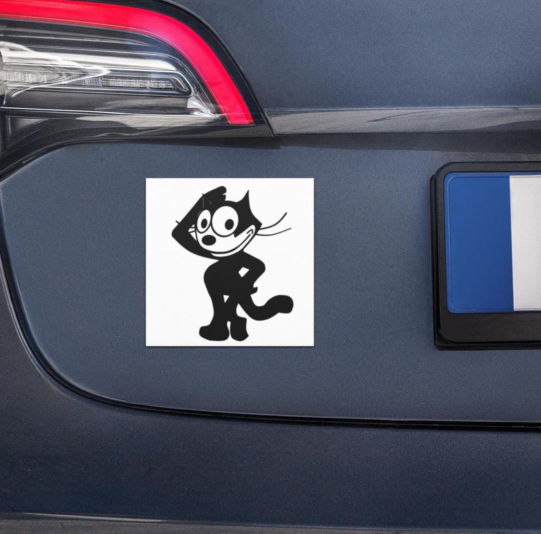 Felix the Cat Dancing Car Magnet Style 2 - Etsy