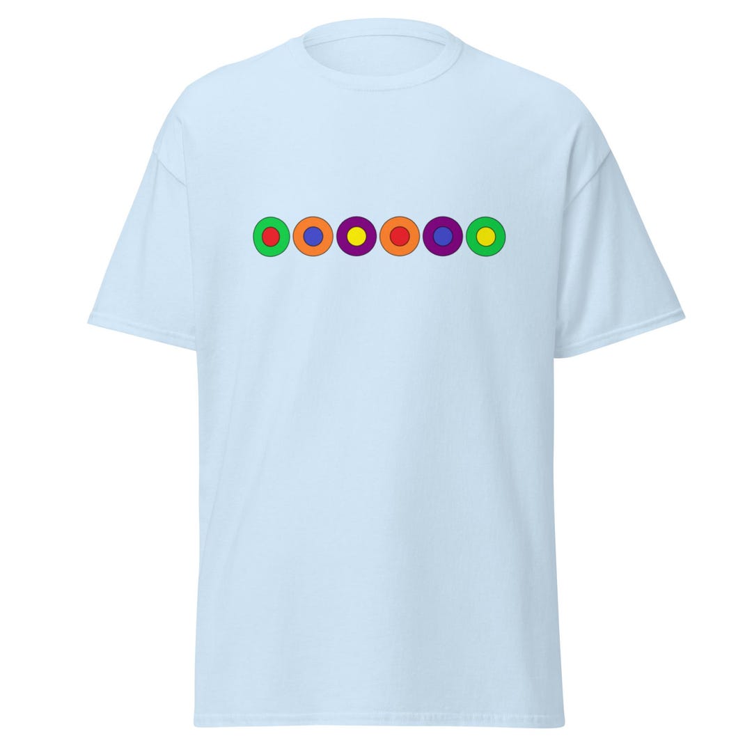 Color Wheel Diagram Rainbow Unisex Classic Tee - Etsy