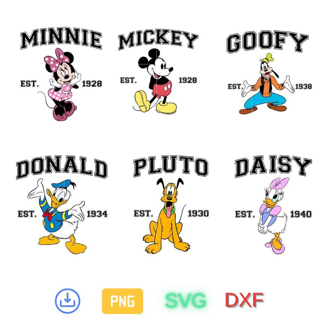 Mickey and Friends Clipart Set, Mickey Svg Cut Files for Cricut ...