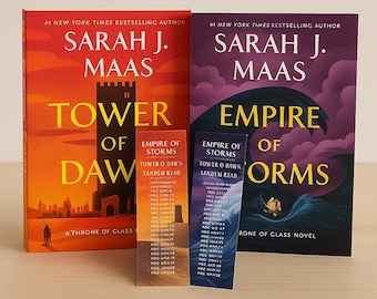 DIGITAL DOWNLOAD Empire of Storms and Tower of Dawn Tandem Read Bookmark Checkoff Throne of ...
