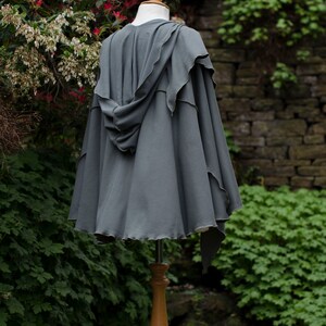 Free Size Green Forest Cloak ~ Olive Green Hooded Cape Cloak Shawl Wrap ...