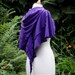 Purple Luna Capelet ~ Purple Cape, Hooded Cape, Druid Cape, Viking Cape ...