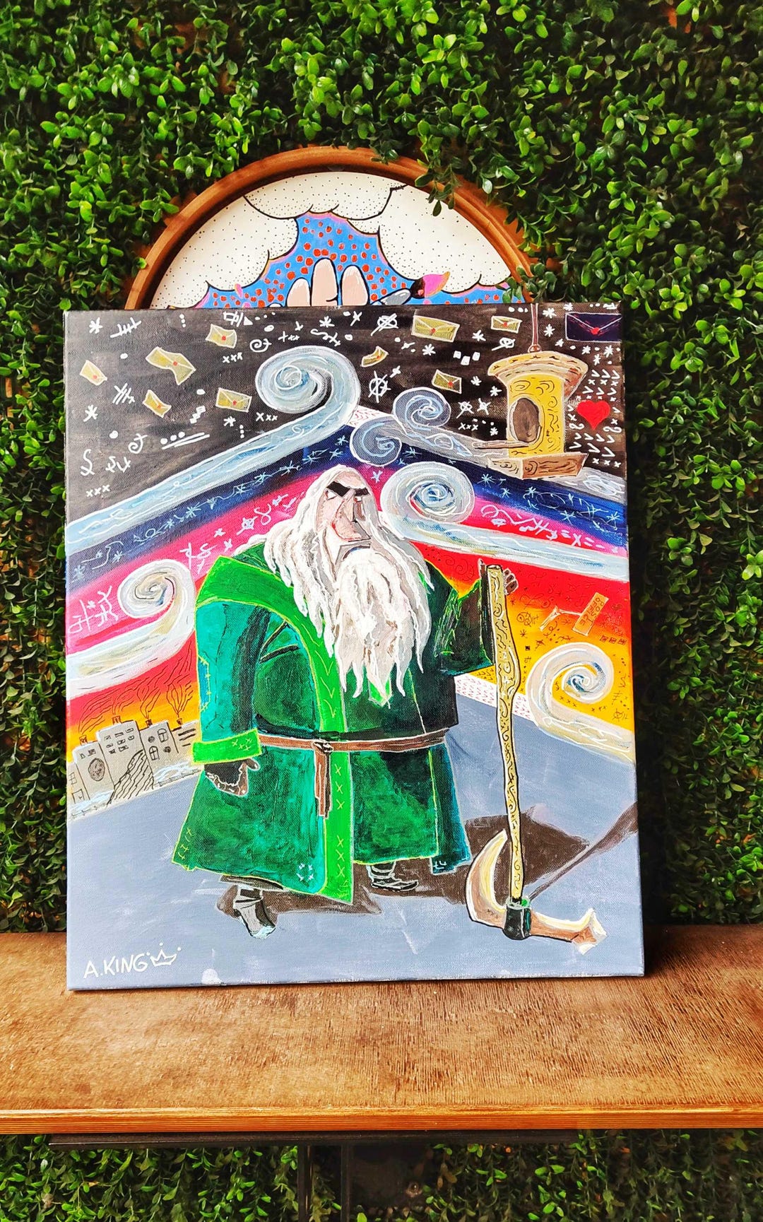 Klaus, Acrylic Painting, Animation, Hero, NETFLIX - Etsy