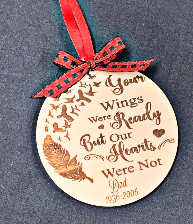 Memorial Ornament Personalized Ornament in Loving Memory - Etsy