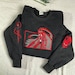 Embroidered Anime Sweatshirt, Shadow Knight Design - Etsy
