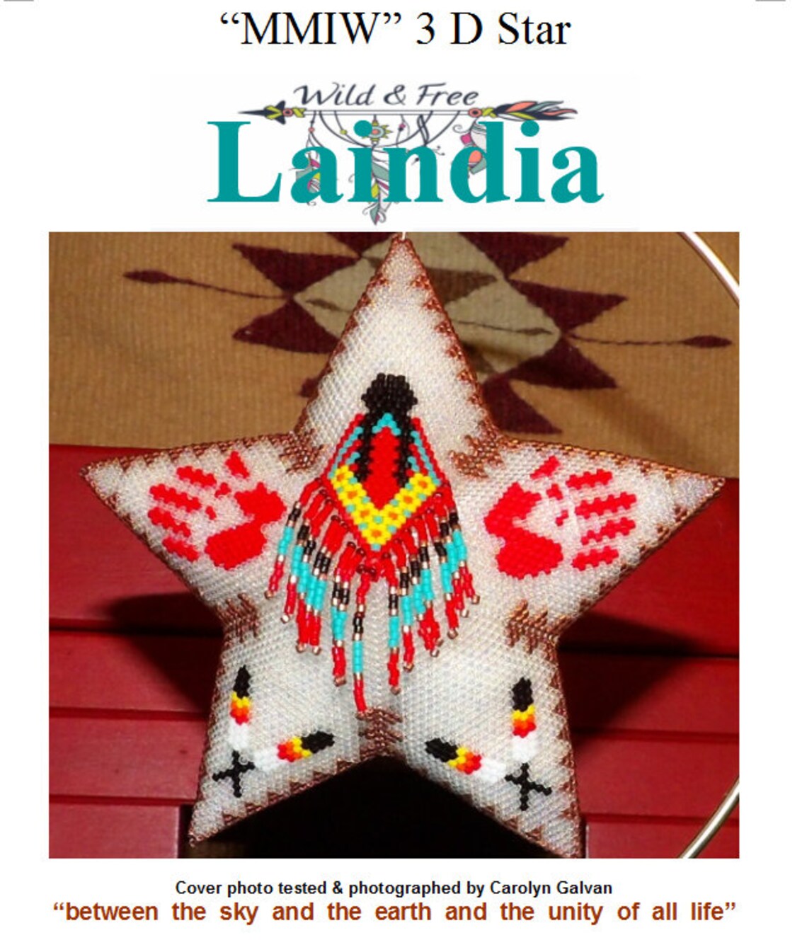 MMIW 3D Beaded Star Pattern With Fringe (digital Download) - Etsy