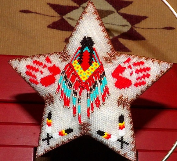 MMIW 3D Beaded Star Pattern With Fringe digital Download | Etsy
