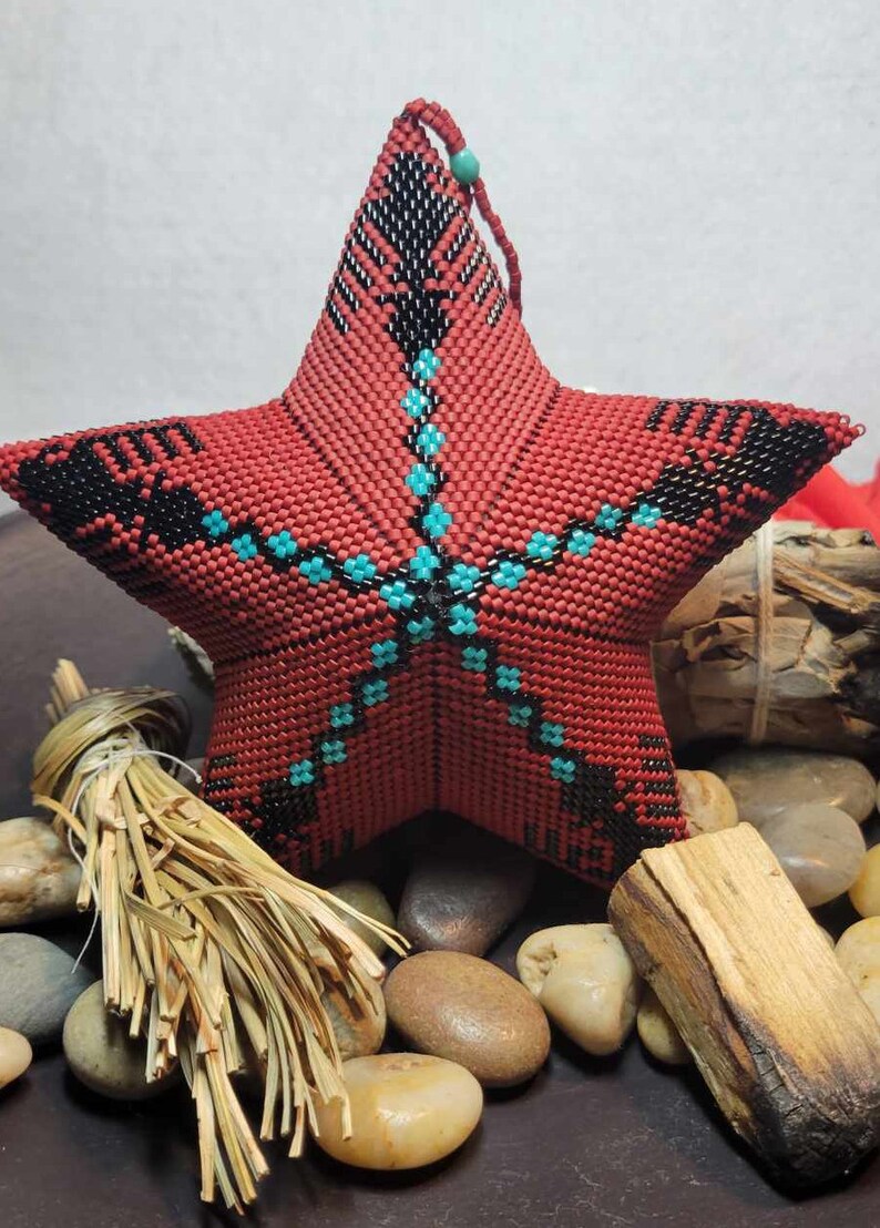 The Indio Raven Digitized Pattern in PDF-25 Row Star - Etsy