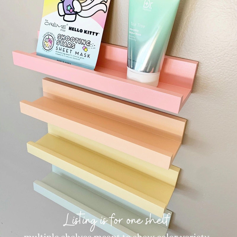 Colored Shelves - Etsy