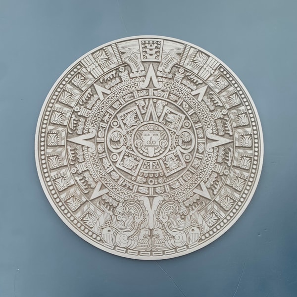 Aztec Calendar Wall Art - Etsy