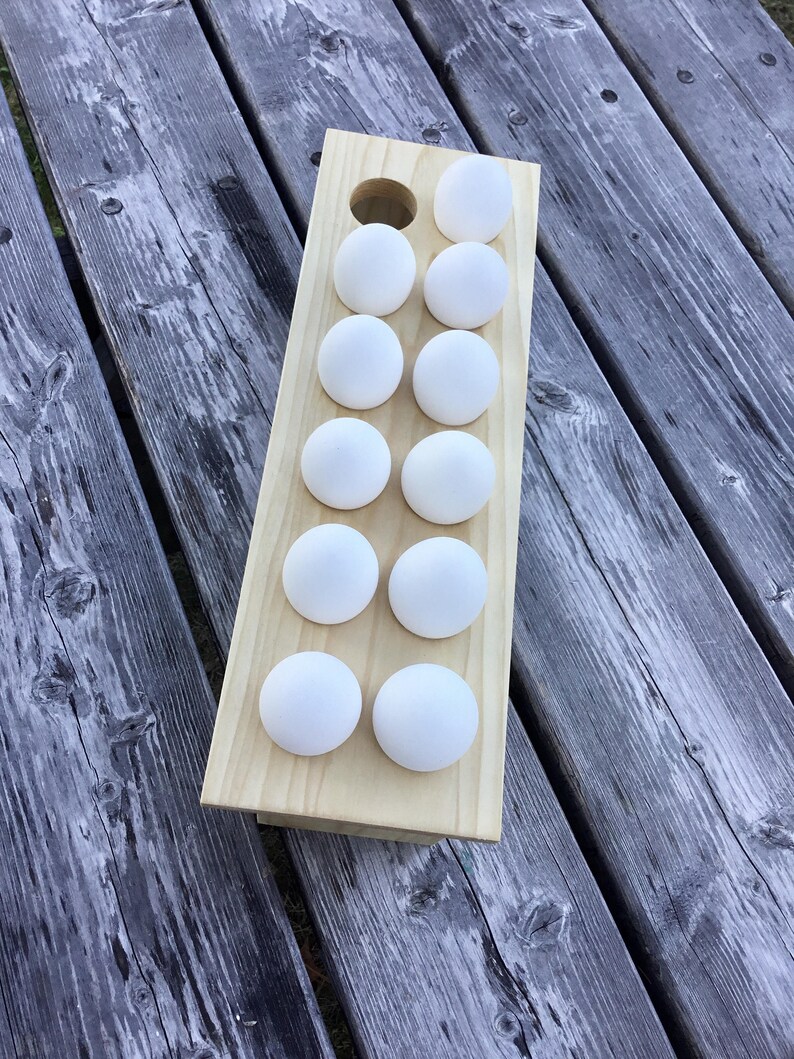 Handrcrafted Wood Egg Storage Tray Farmhouse Decor | Etsy