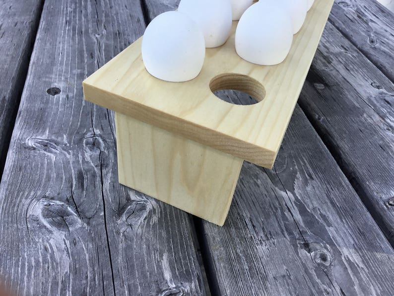 Handrcrafted Wood Egg Storage Tray Farmhouse Decor - Etsy