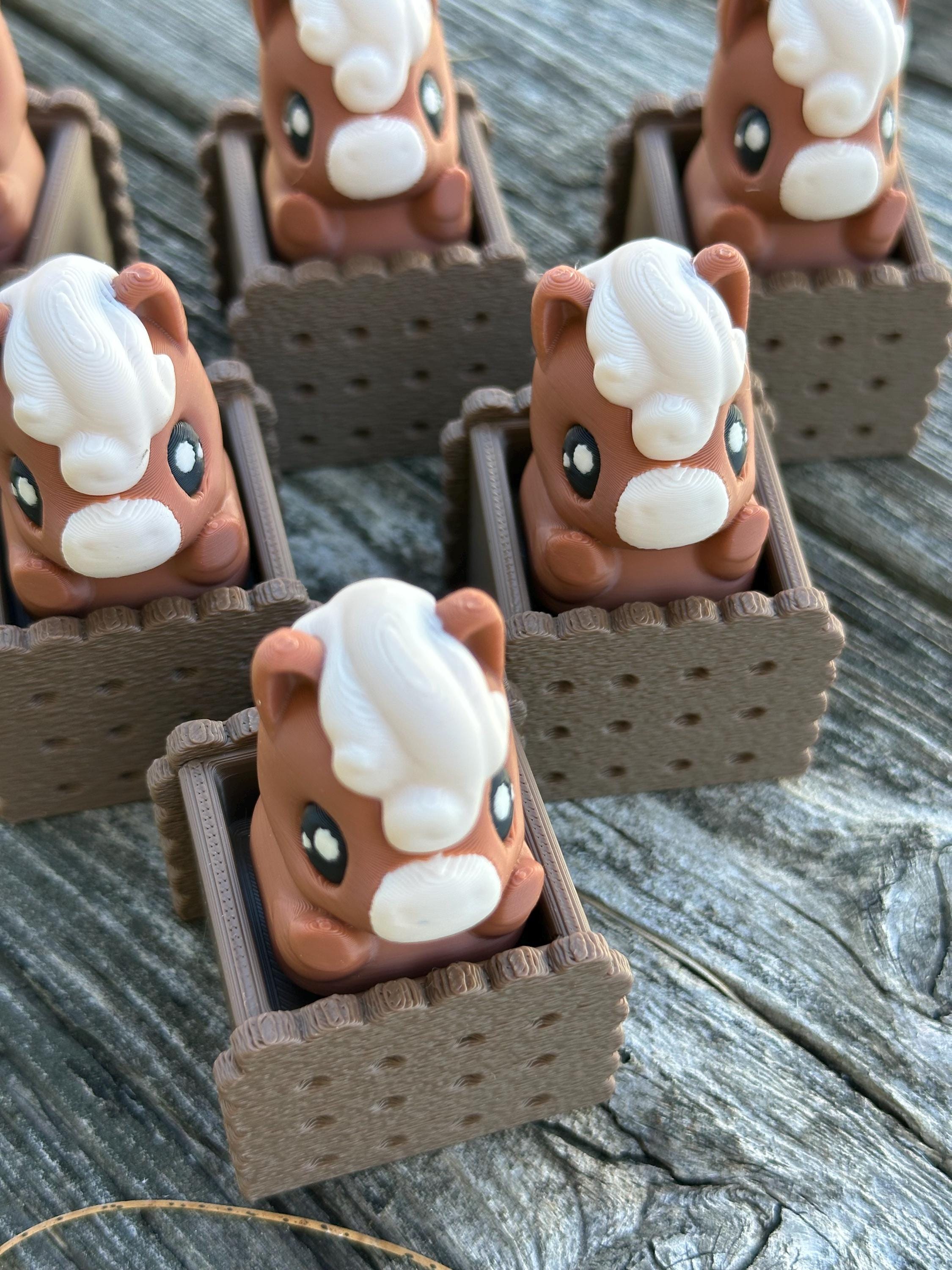 Horse Fidget Clicker Toy: 3D Printed Pony Sensory Stress Relief - Etsy
