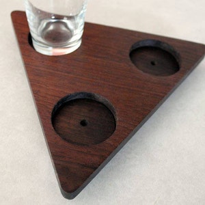 Triangle Tasting Flight - Sampling Paddle - Beer, Wine, Cider, Dessert ...