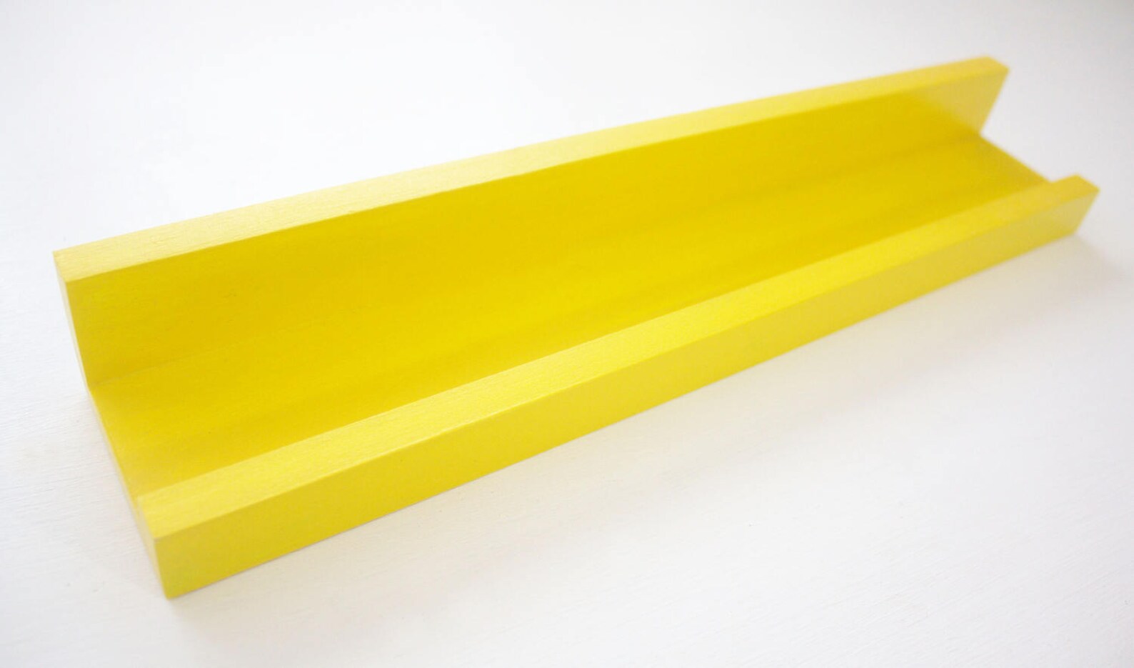 Narrow Floating Ledge Shelf Yellow Shelf Home Organizer - Etsy