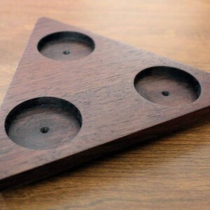 Triangle Tasting Flight - Sampling Paddle - Beer, Wine, Cider, Dessert ...