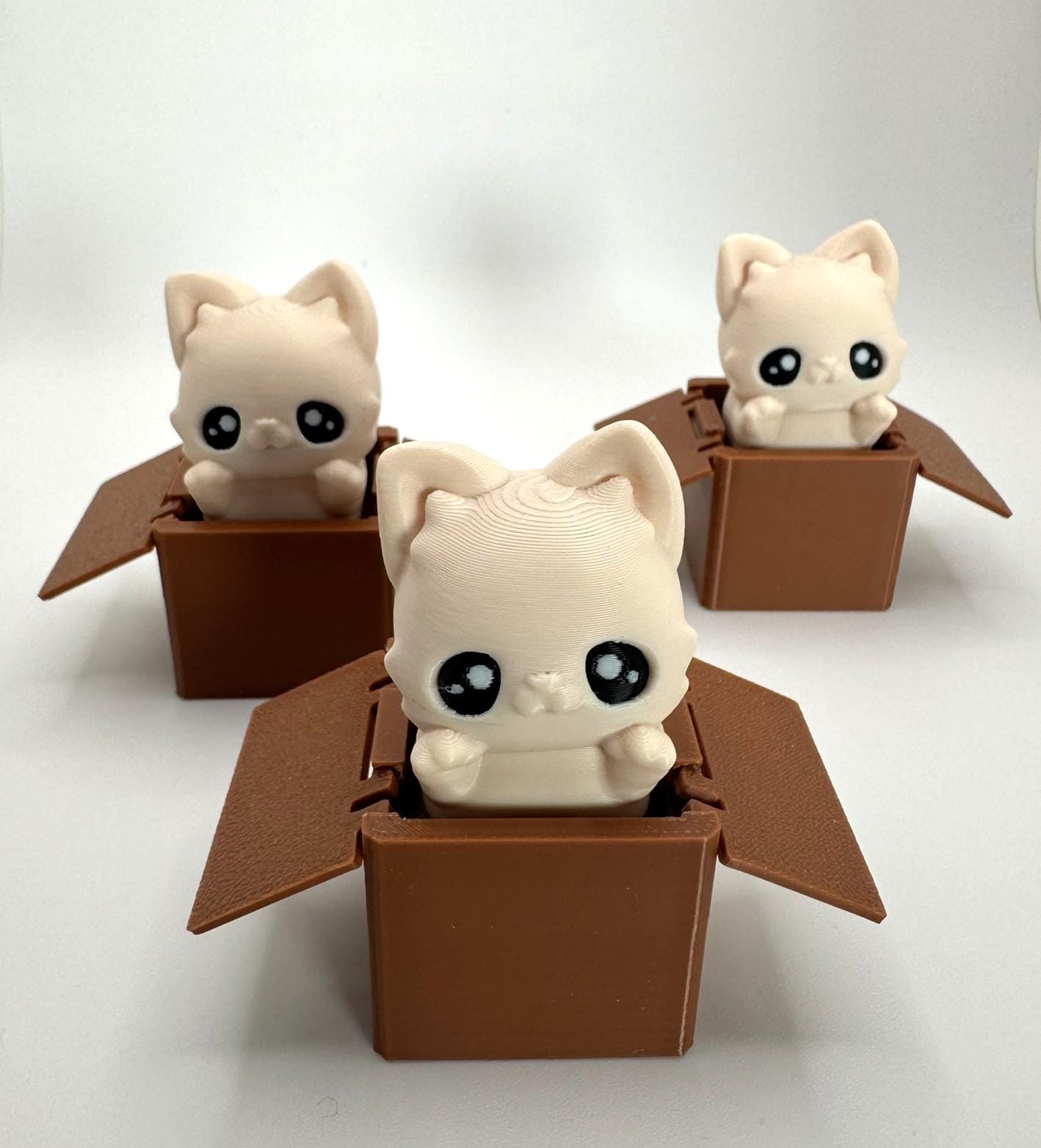 Kitten Fidget Clicker Toy: Cat-themed Sensory Stress Relief - Etsy