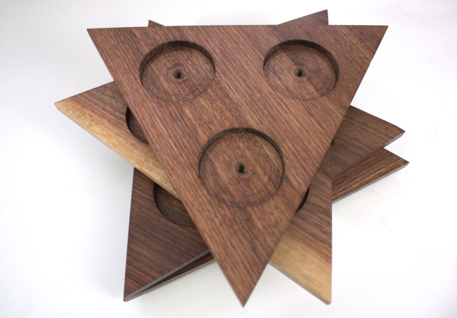 Triangle Tasting Flight Sampling Paddle Beer Wine Juicing | Etsy