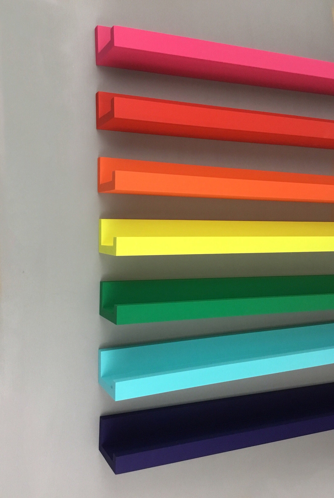 18 Colorful Painted Shelf Shelf Decor Nursey Shelves - Etsy