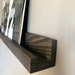 18 Ultra Narrow Floating Shelf Choose Your Own Wood Stain Color Picture ...