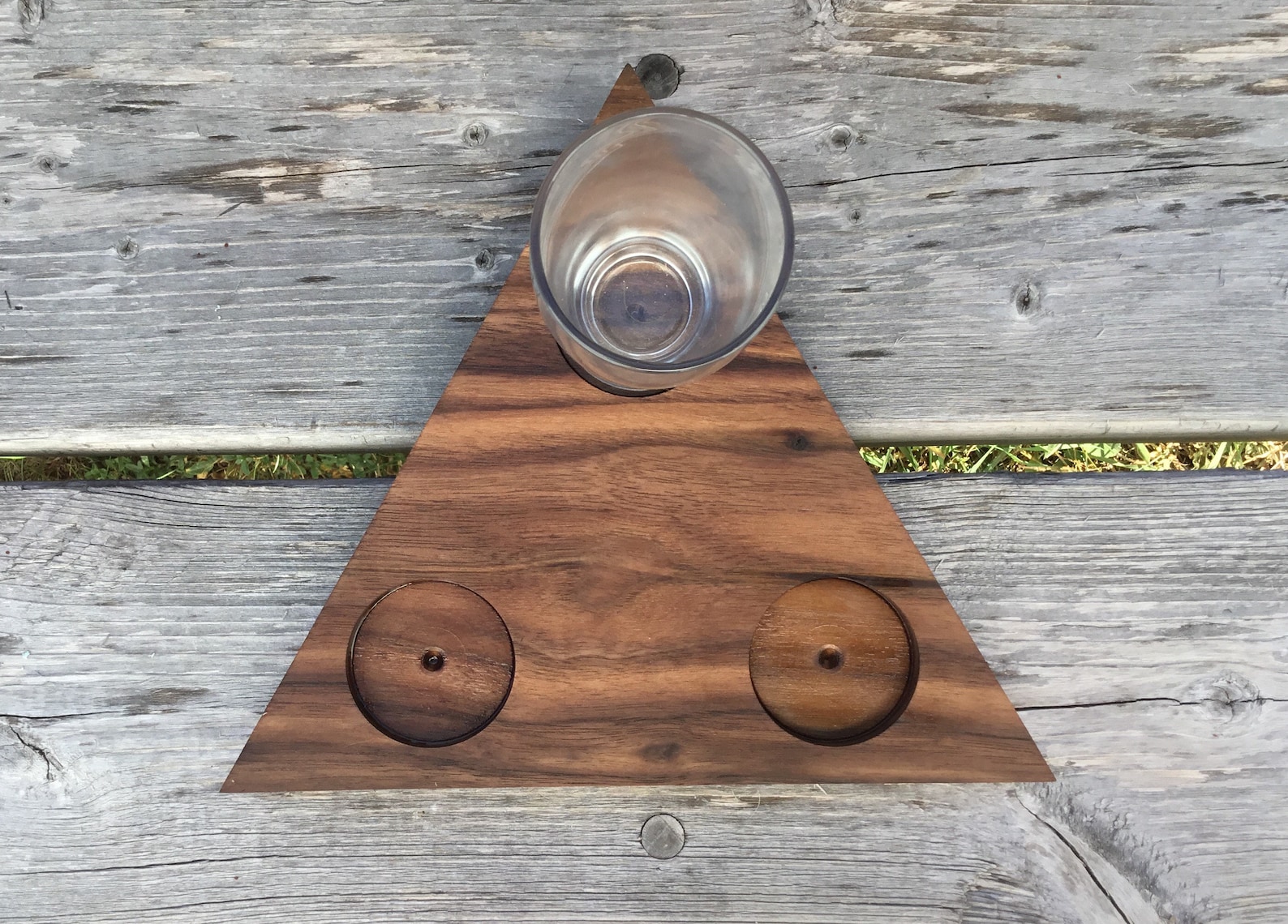 Triangle Tasting Flight Sampling Paddle Beer Wine Cider - Etsy