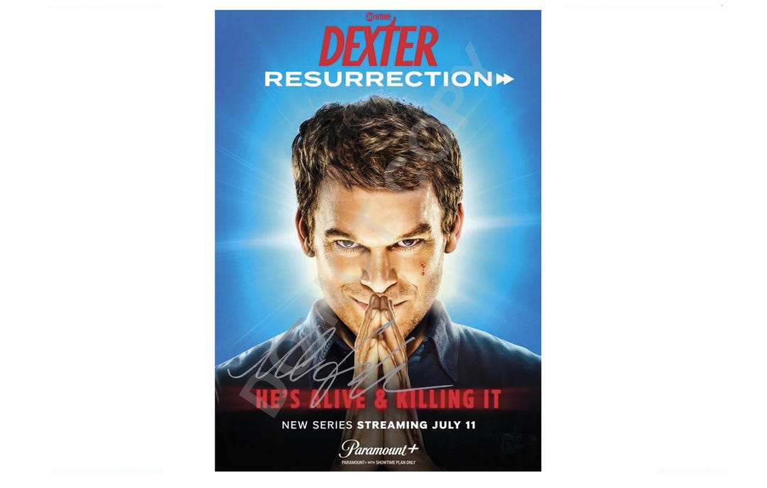Dexter Resurrection 2025 Michael C. Hall Autograph Photo RP A4 - Etsy