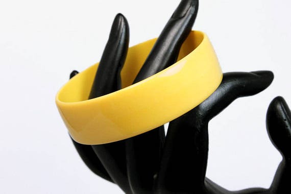 Yellow Bakelite Bangle Thin Walls Bakelite Jewelry | Etsy