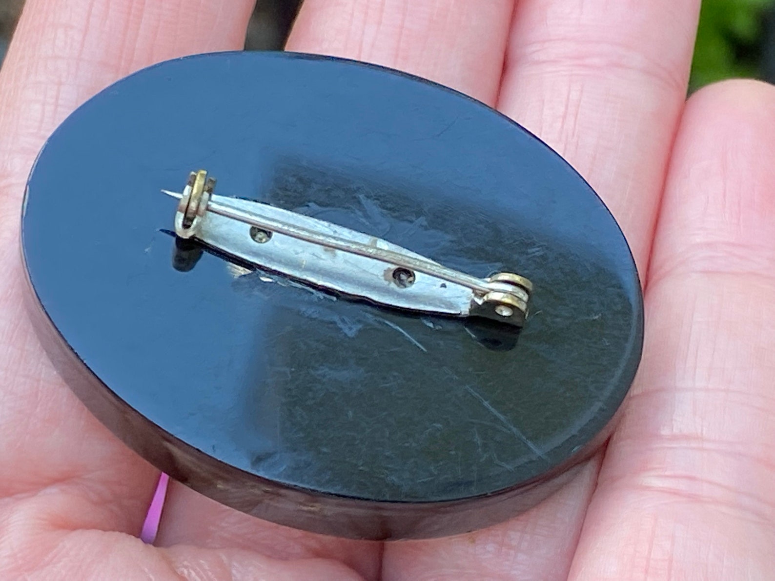 Laminated Lucite Brooch With Cameo Ca. 1960s - Etsy