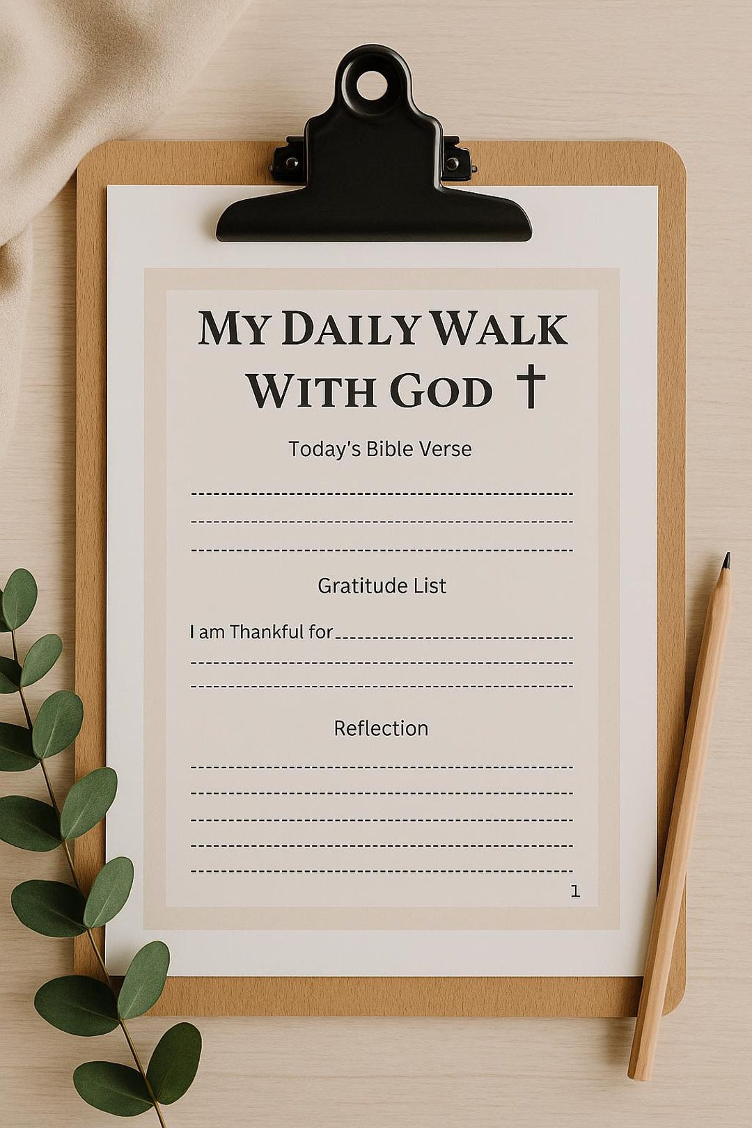 My Daily Walk With God – Christian Faith Journal Printable | Bible ...