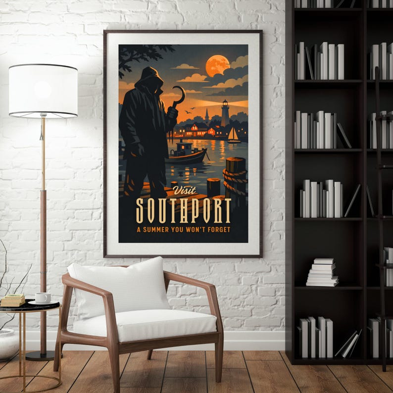 Southport Travel Poster: I Know What You Did Last Summer Horror Print ...