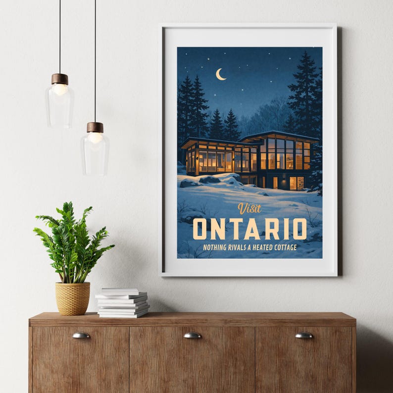 Heated Rivalry Cottage Poster | I'm Coming to the Cottage Print ...