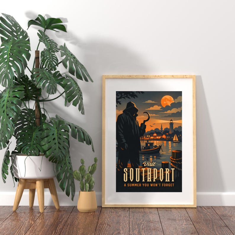 Southport Travel Poster: I Know What You Did Last Summer Horror Print ...