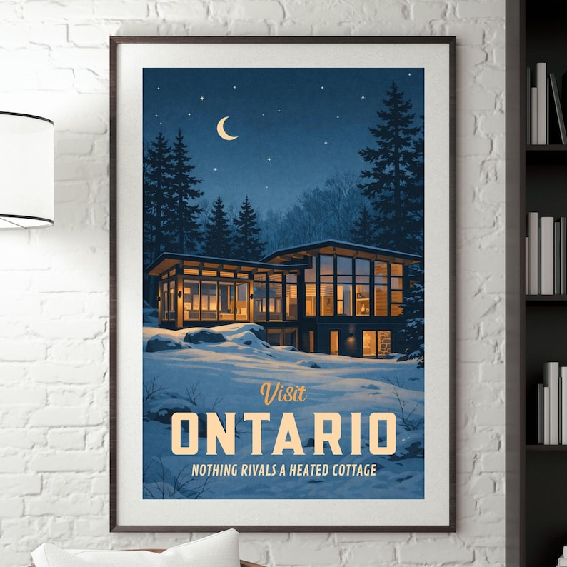 Heated Rivalry Cottage Poster | I'm Coming to the Cottage Print ...