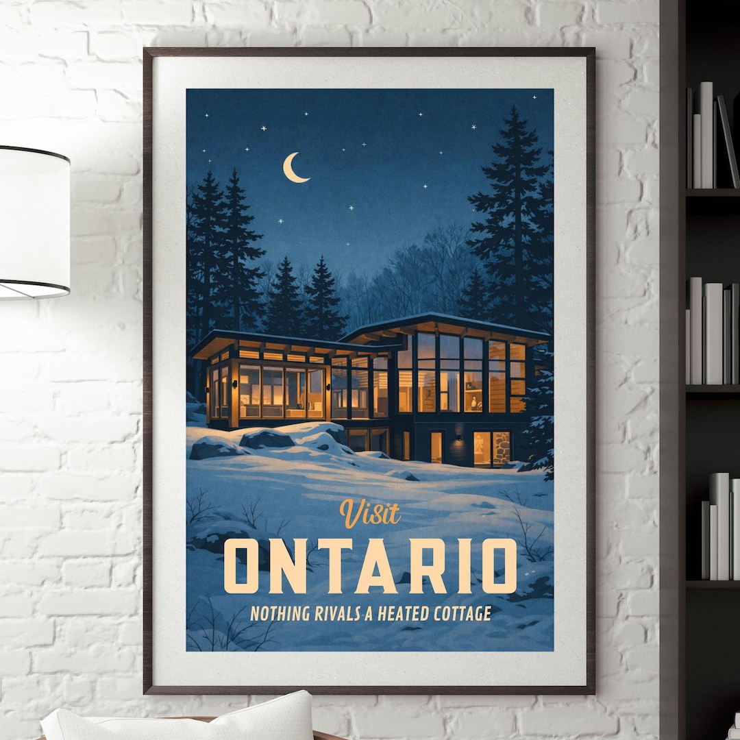 Heated Rivalry Cottage Downloadable Poster | I'm Coming to the Cottage ...