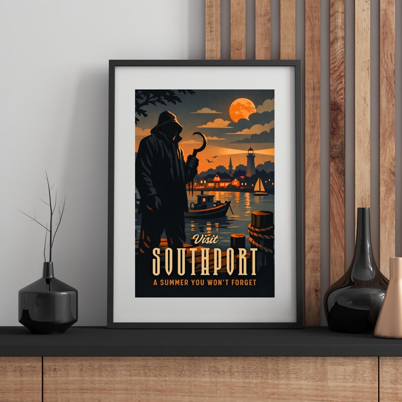 Southport Travel Poster: I Know What You Did Last Summer Horror Print ...