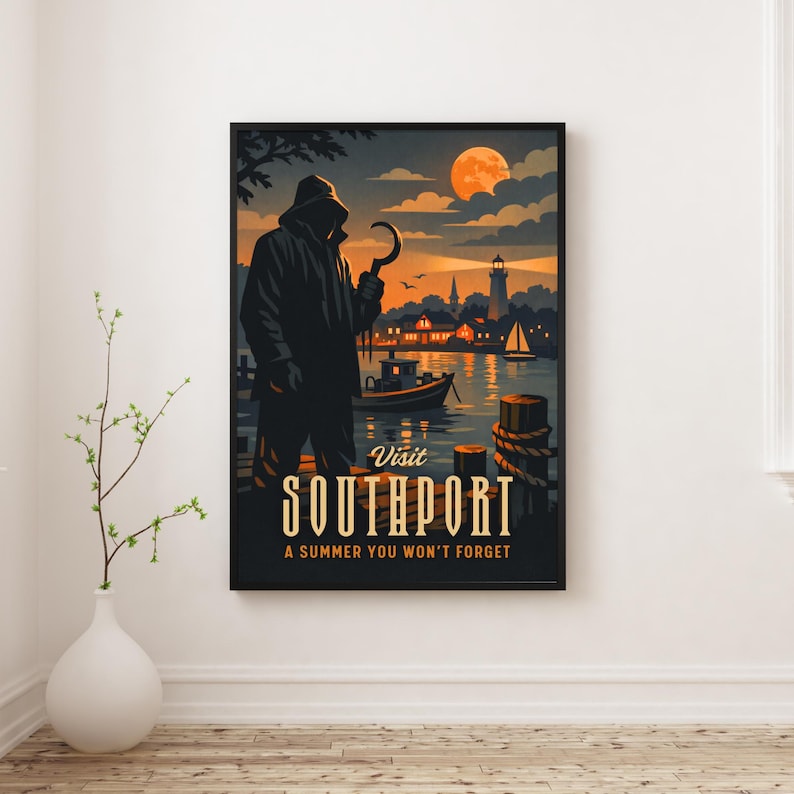 Southport Travel Poster: I Know What You Did Last Summer Horror Print ...