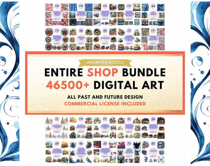 Digital Papers Entire Shop Bundle, 3000 Junk Journal Papers, Digital ...