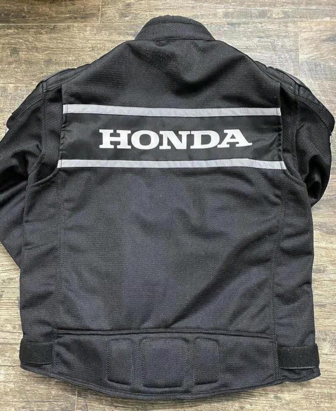 HONDA Racing Biker Leather Jacket Honda Black Racing Motorbike Style ...