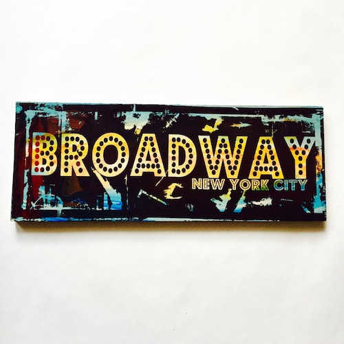 Broadway Street Sign Broadway Aluminum Street Sign Custom | Etsy
