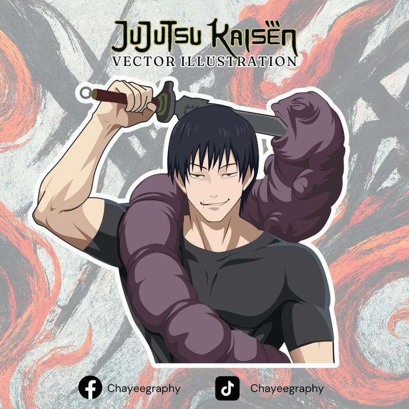 Toji Fushiguro Png - Etsy