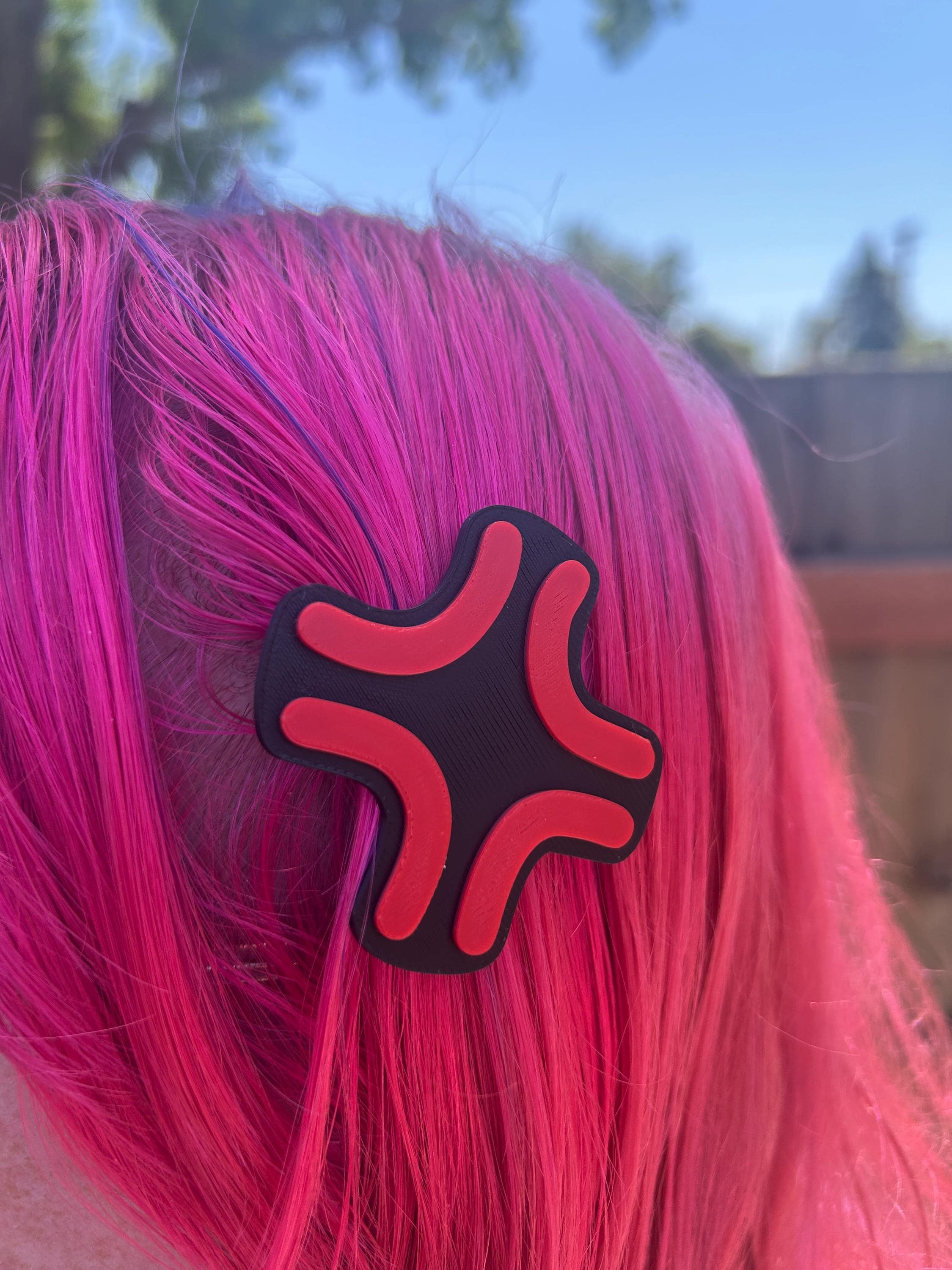 Anime Anger Angry Symbol Hair Clip: Annoyed Kawaii Cosplay Costume ...