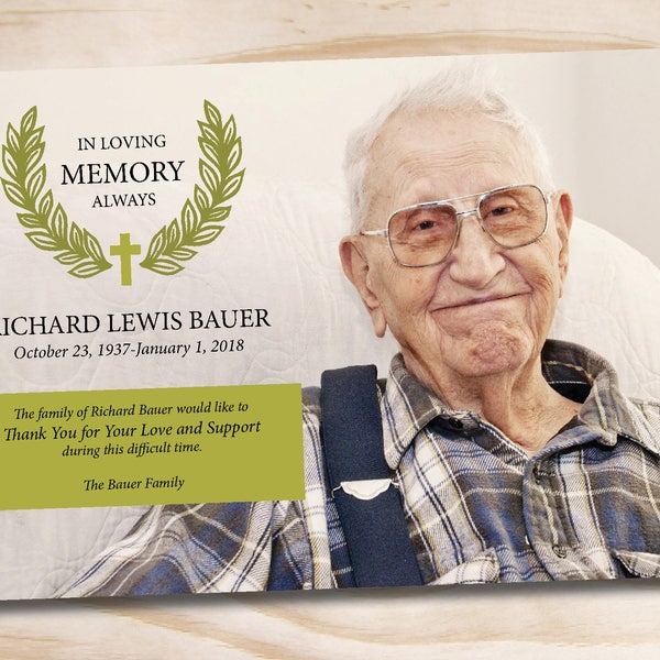 Digital Funeral Photo Frame - Etsy