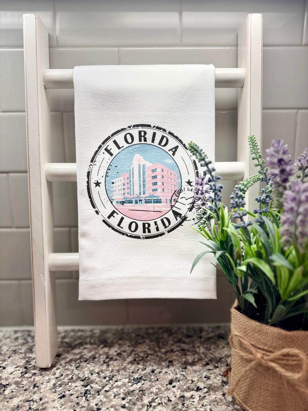 Florida Tea Towel | Florida State Gift | Kitchen Towel | State Pride ...