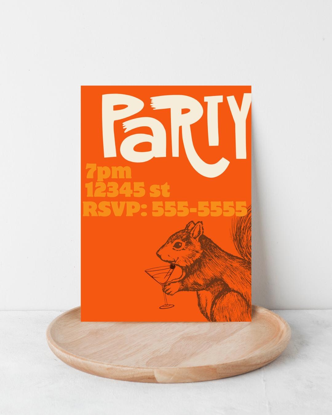 Editable Party Poster| Canva Template | Modern Event Flyer | Custom ...
