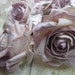6 Large Lavender Mauve Parchment Paper Roses Wedding Floral Decorations ...