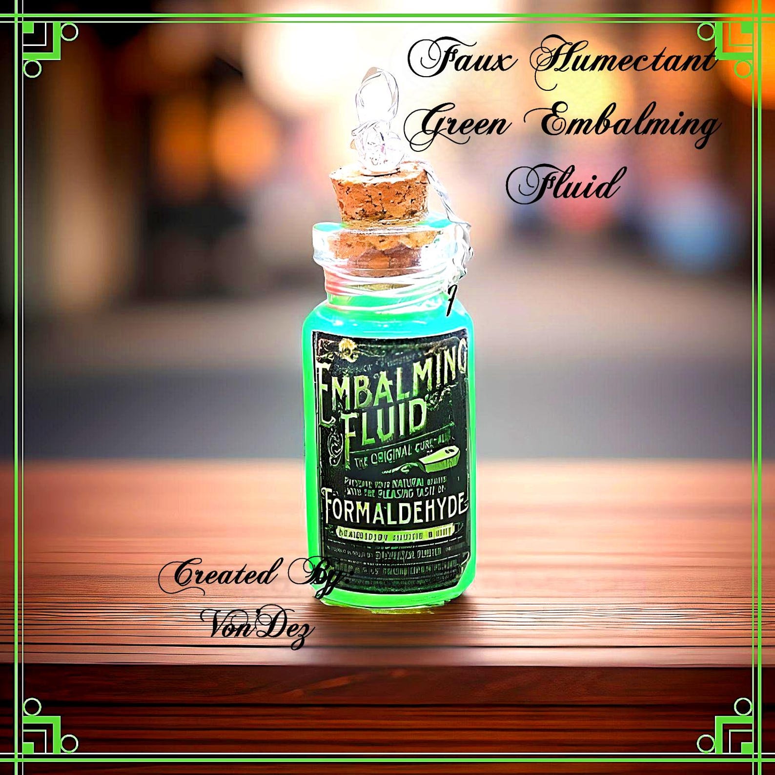 Embalming Fluid Bottle Keyring/mortician Gift/graveyard Jewelry/dark ...