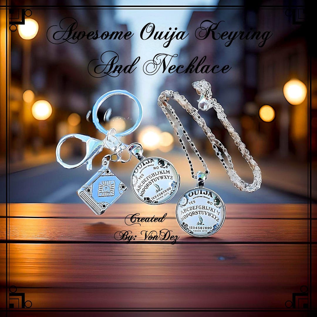 Ouija Board Keyring/ Ouija Board Keychain/ Ouija Board Book of Shadows ...