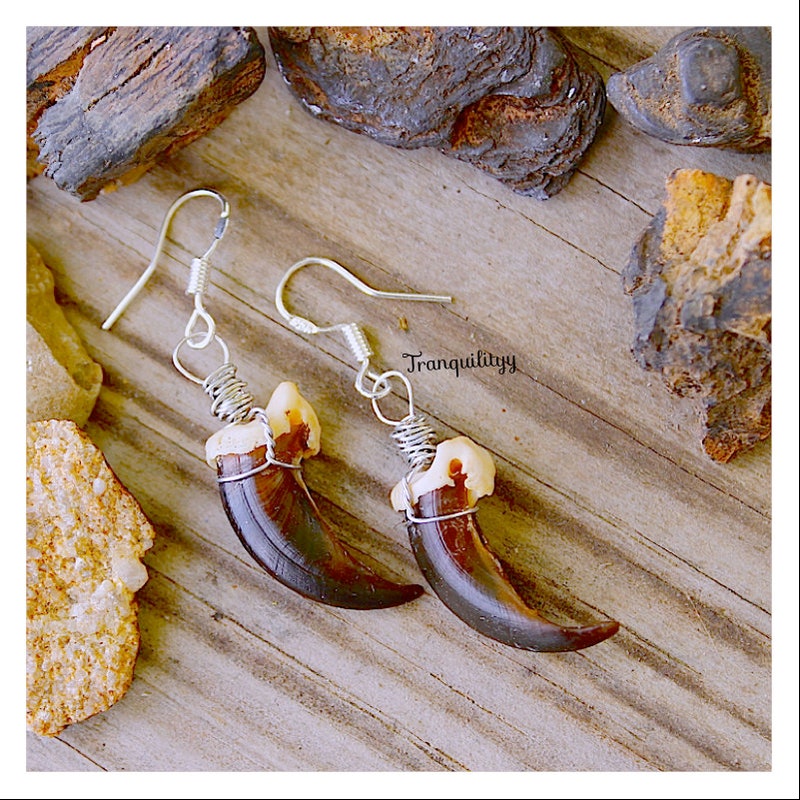 Bone Earrings - Etsy