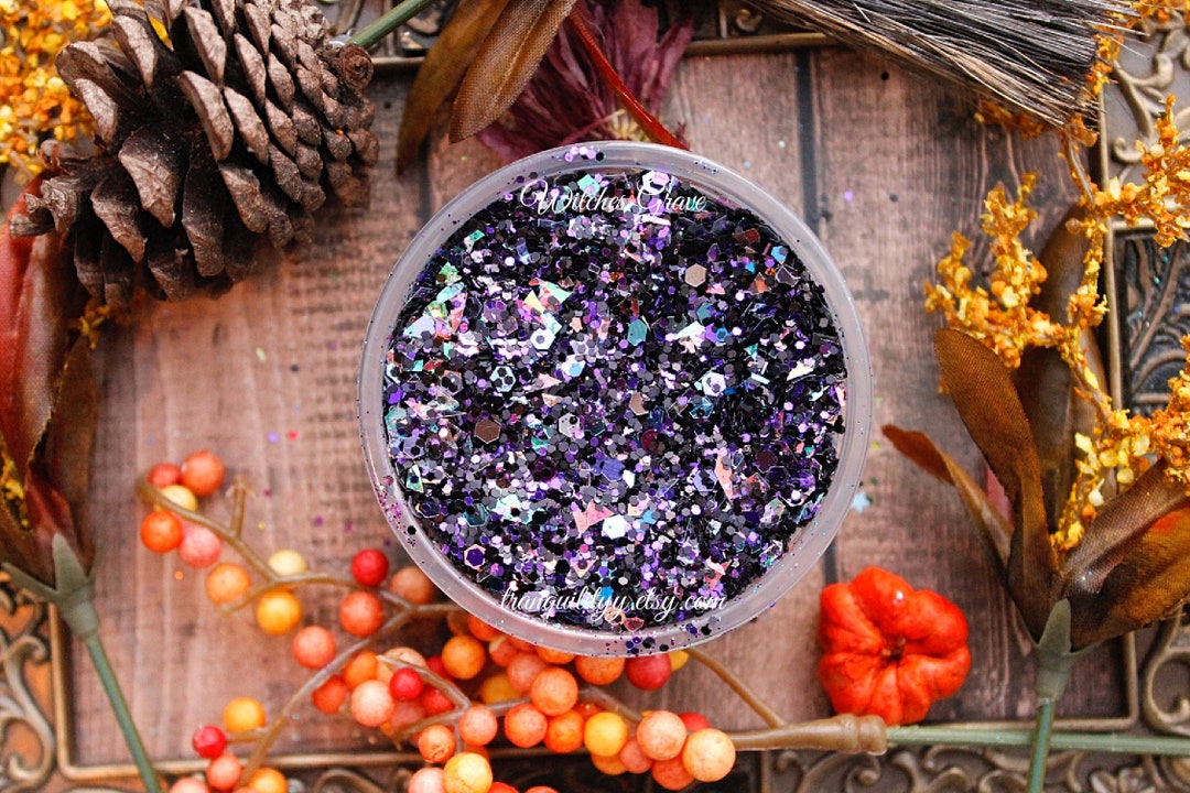 Witches Grave Glitter Mix: Holo Mylar Flakes for Resin Art - Etsy
