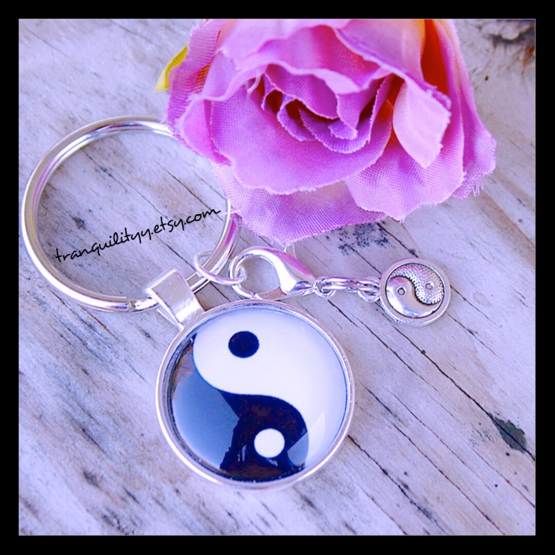Yin Yang Keyring ,large Yin Yang Key Ring , Charming Zipper Handbag ...
